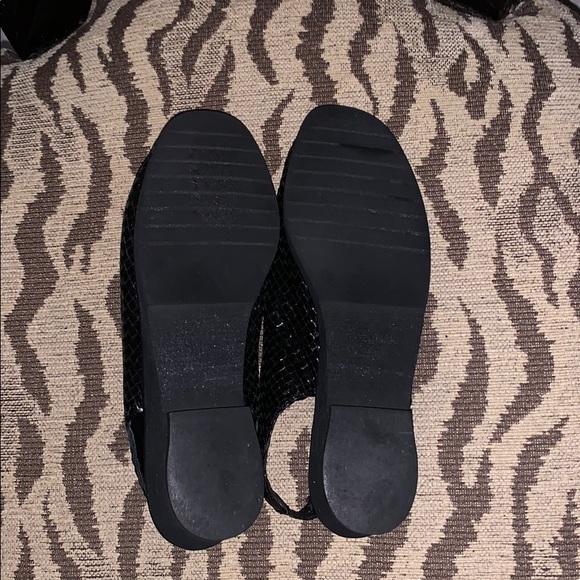 Andre Assous | Shoes | Andre Assous Black Woven Leather Slings | Poshmark